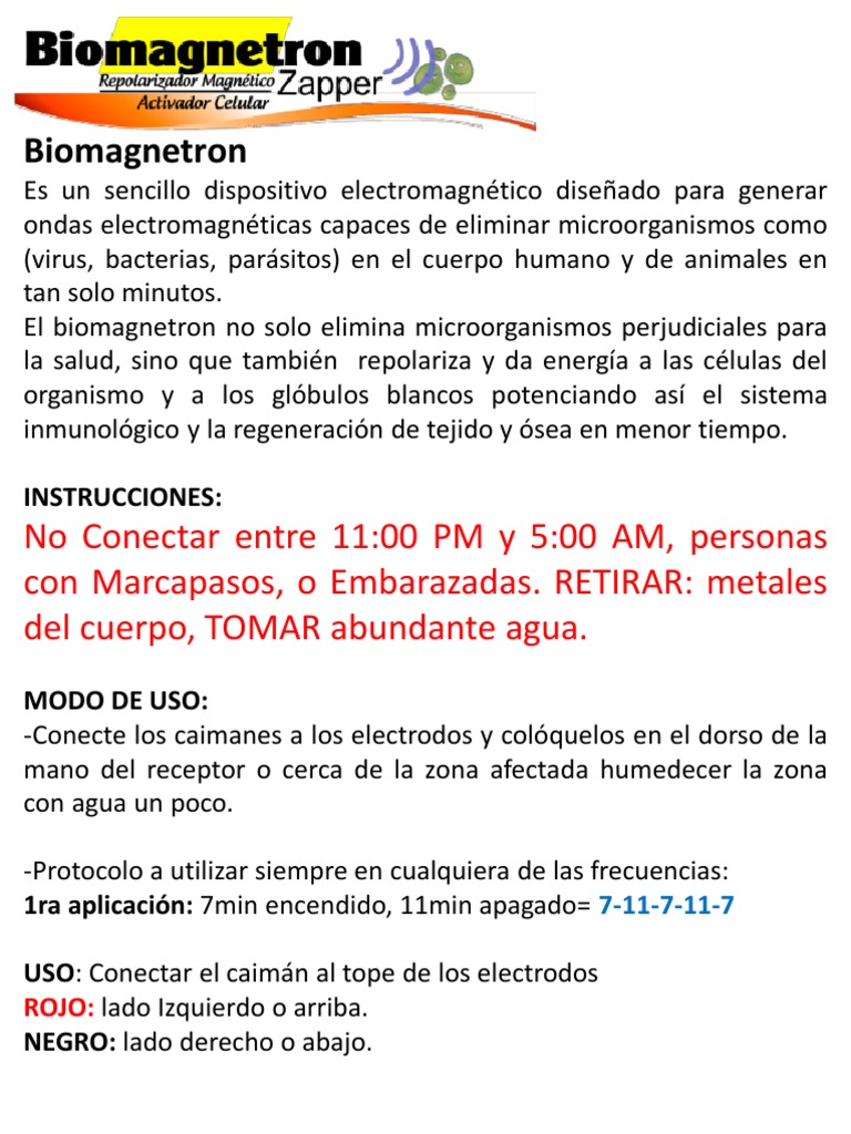 Manual Zapper | PDF | Infección | Microorganismo