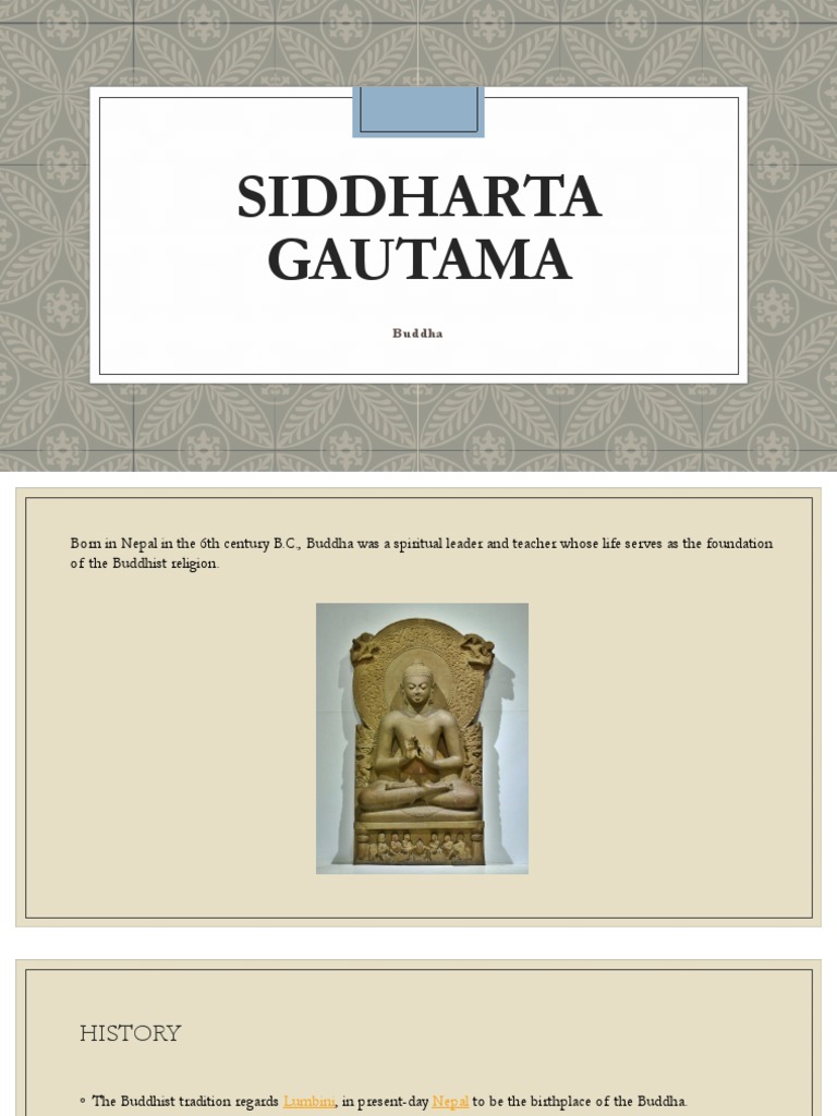Siddharta Gautama | PDF