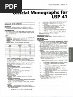 Usp 41 | PDF
