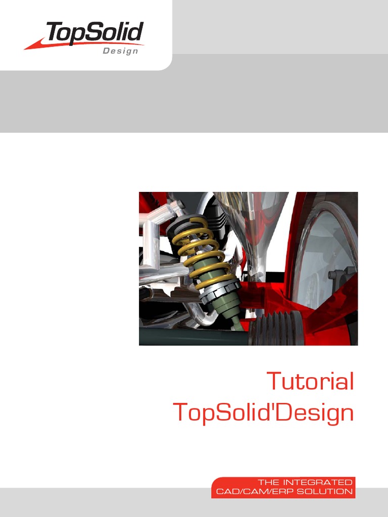 TopSolid'Design Tutorial | PDF | Icon (Computing) | Menu (Computing)
