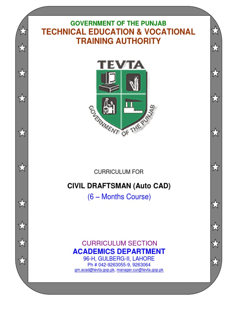 Civil Draftsman AutoCAD Course Overview | PDF | Technical Drawing ...