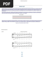 Bass Clef Staff and Notes | PDF