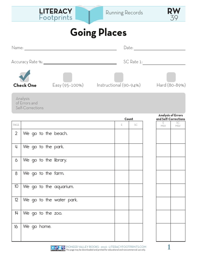 Fluency Assessment | PDF | Reading Comprehension | Pedagogy