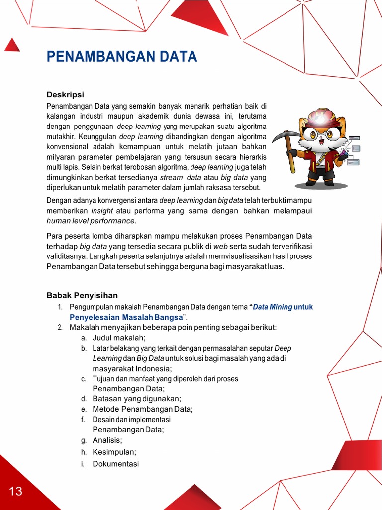 Gemastik Penambangan Data | PDF