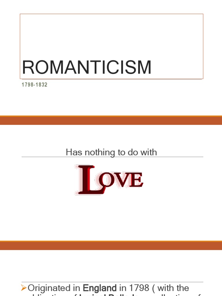 Romanticism | PDF | Samuel Taylor Coleridge | Romanticism