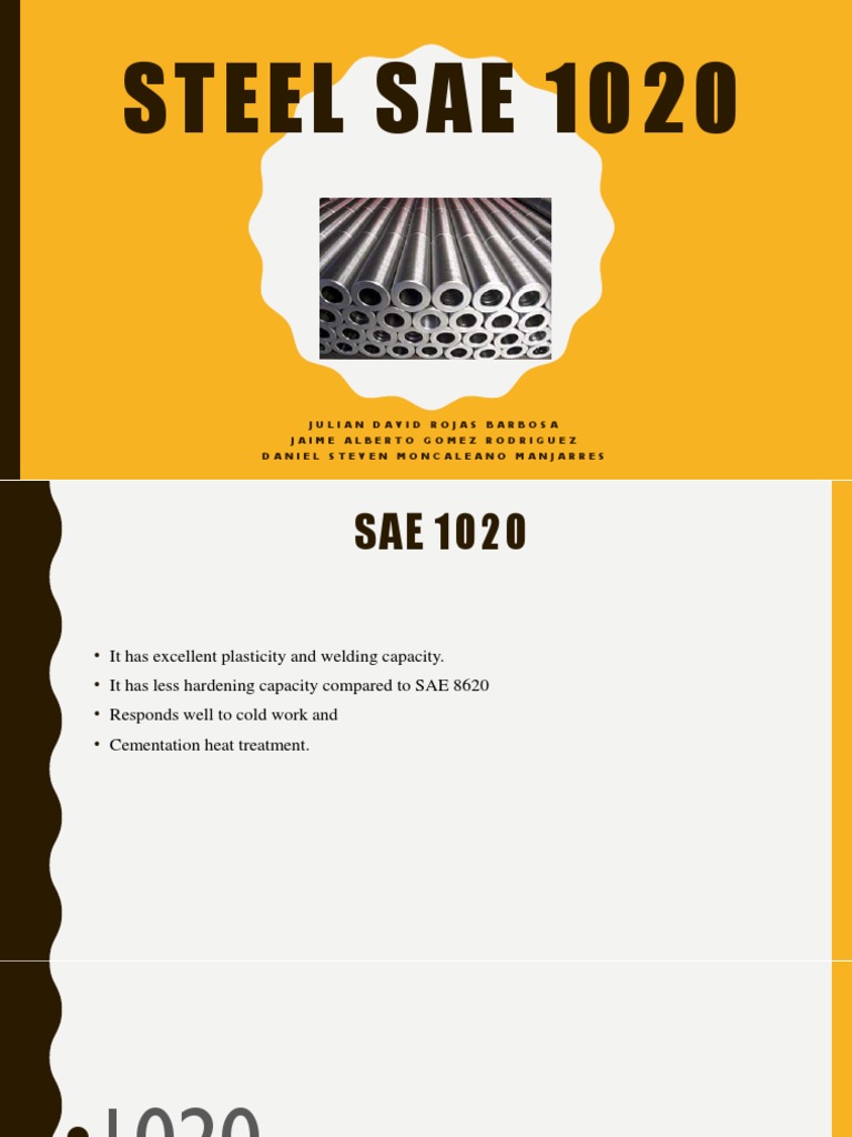 SAE 1020 Steel Properties and Applications | PDF | Home & Garden ...