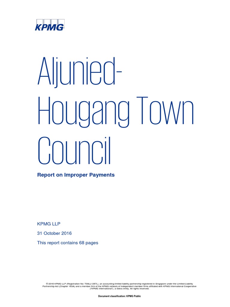 KPMG Report On Improper Payments | PDF | Auditor's Report | Audit