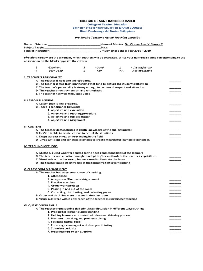 Demo Criteria | PDF | Teachers | Neuropsychology