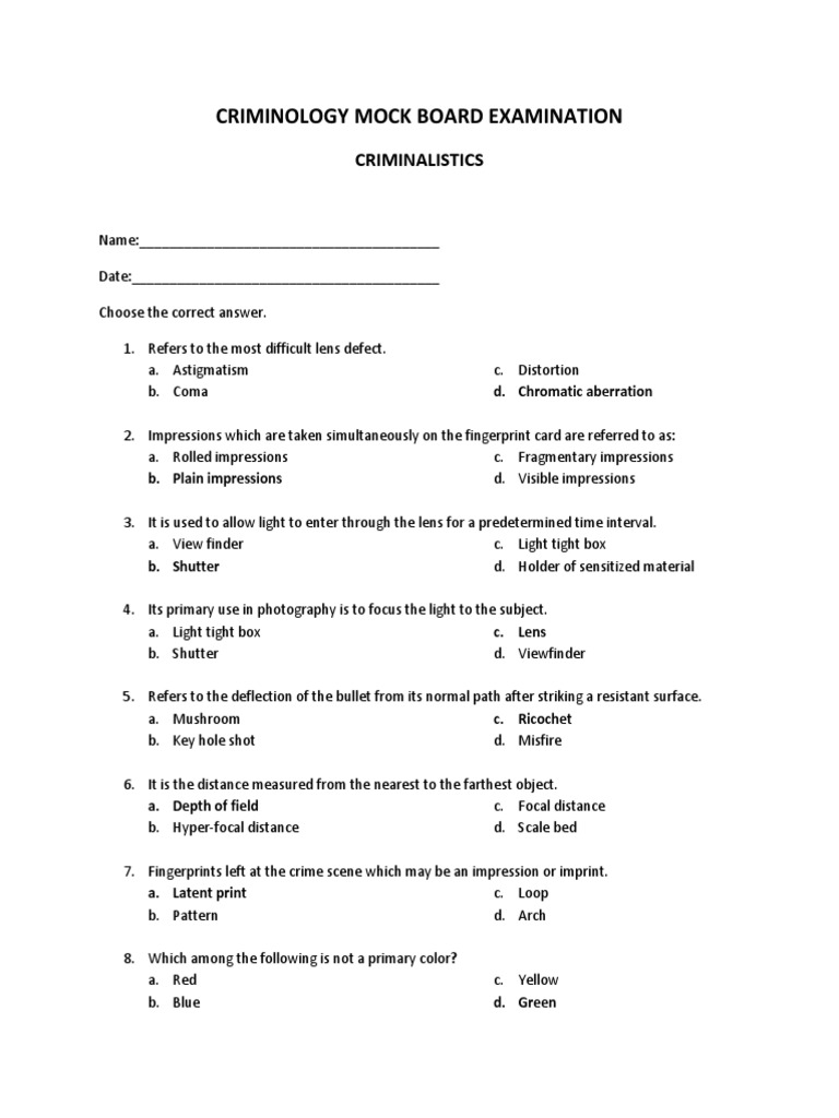 Reviewer With Answers | PDF | Bullet | Caliber