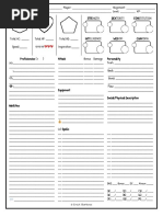 World of Darkness Character Sheet | PDF