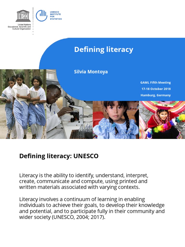 Defining Literacy | PDF | Literacy | Cognition