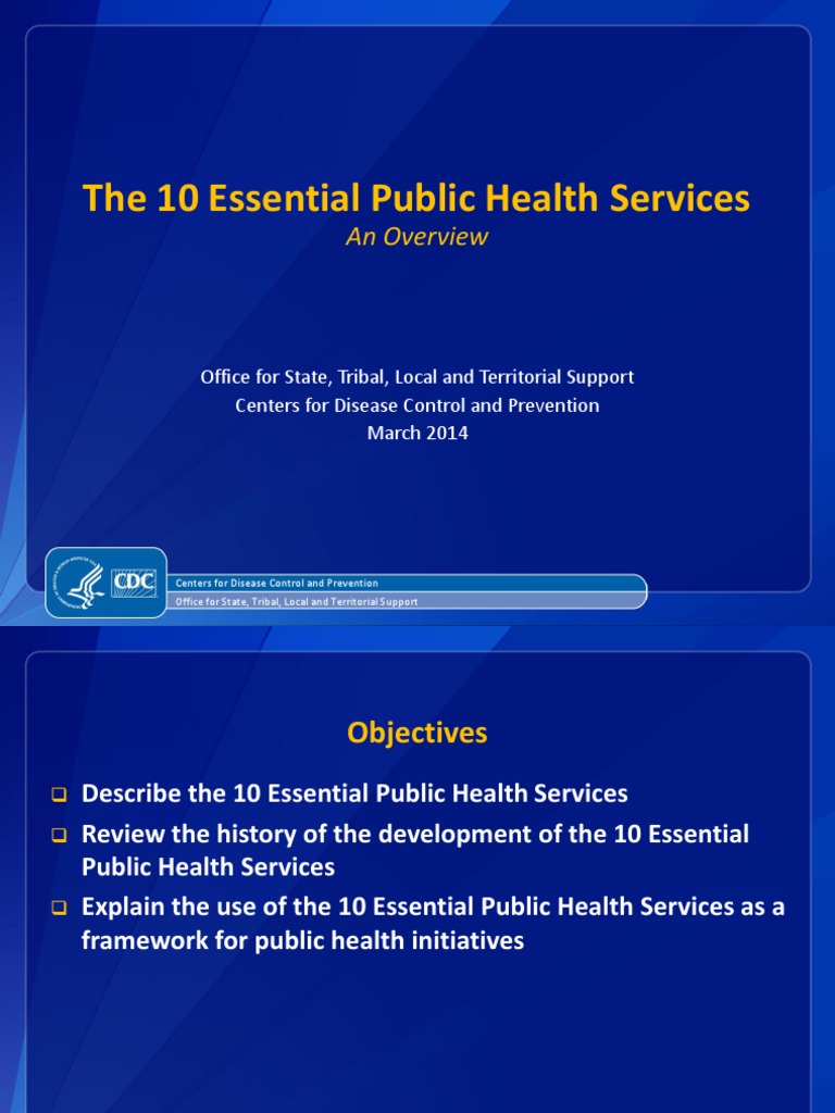 The 10 Essential Public Health Services - An Overview | PDF | Public ...
