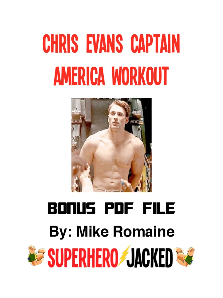 Chris Evans Workout | PDF