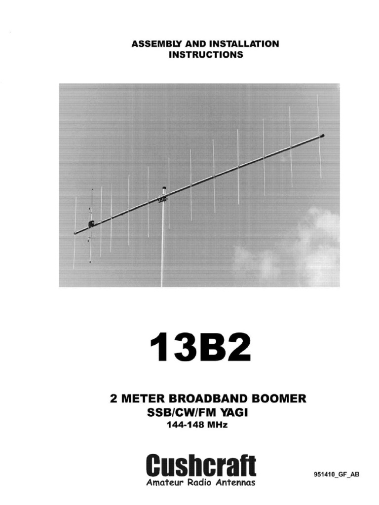 Antenna 13B2 Cushcraft | PDF