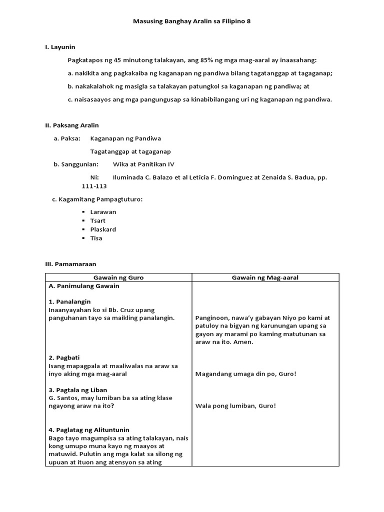 Kaganapan NG Pandiwa | PDF
