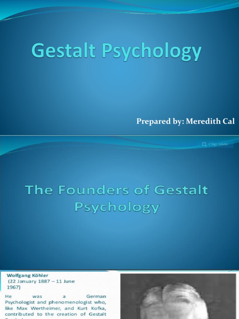Gestalt Psychology | PDF