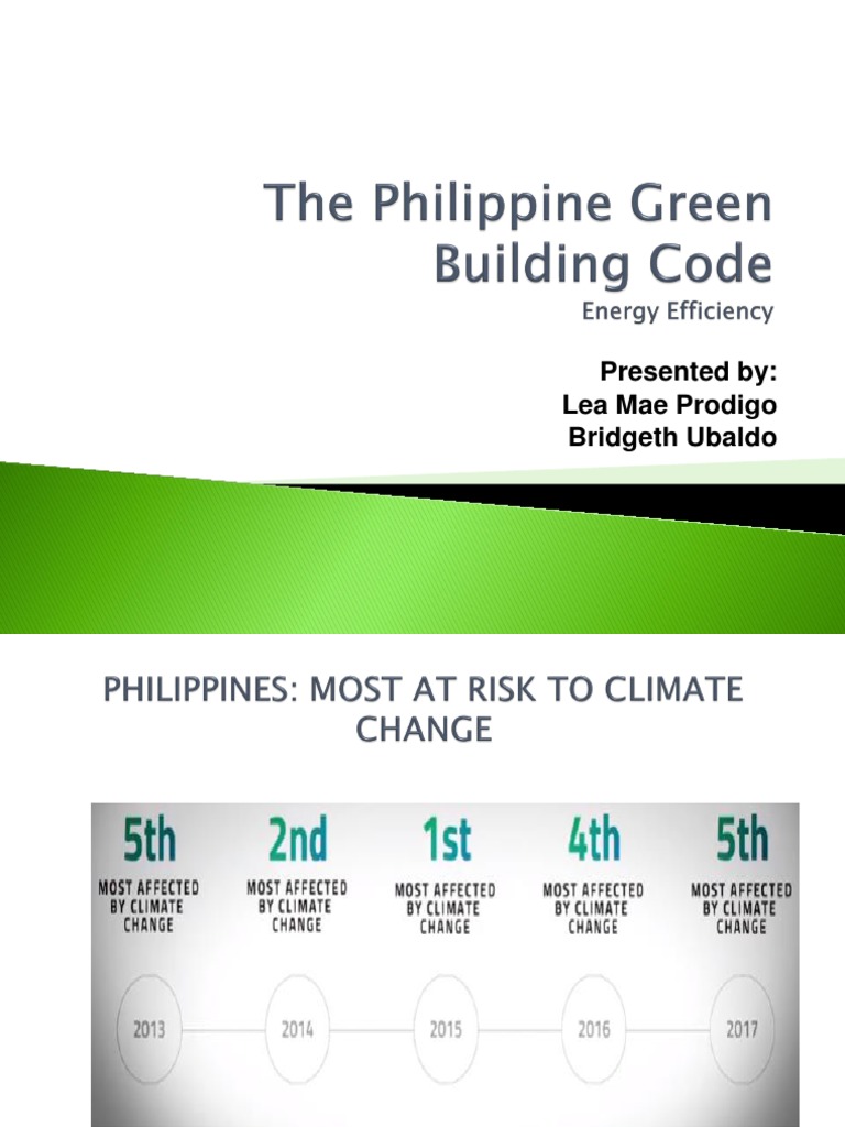 The Philippine Green Building Code V3 | PDF | Efficient Energy Use ...