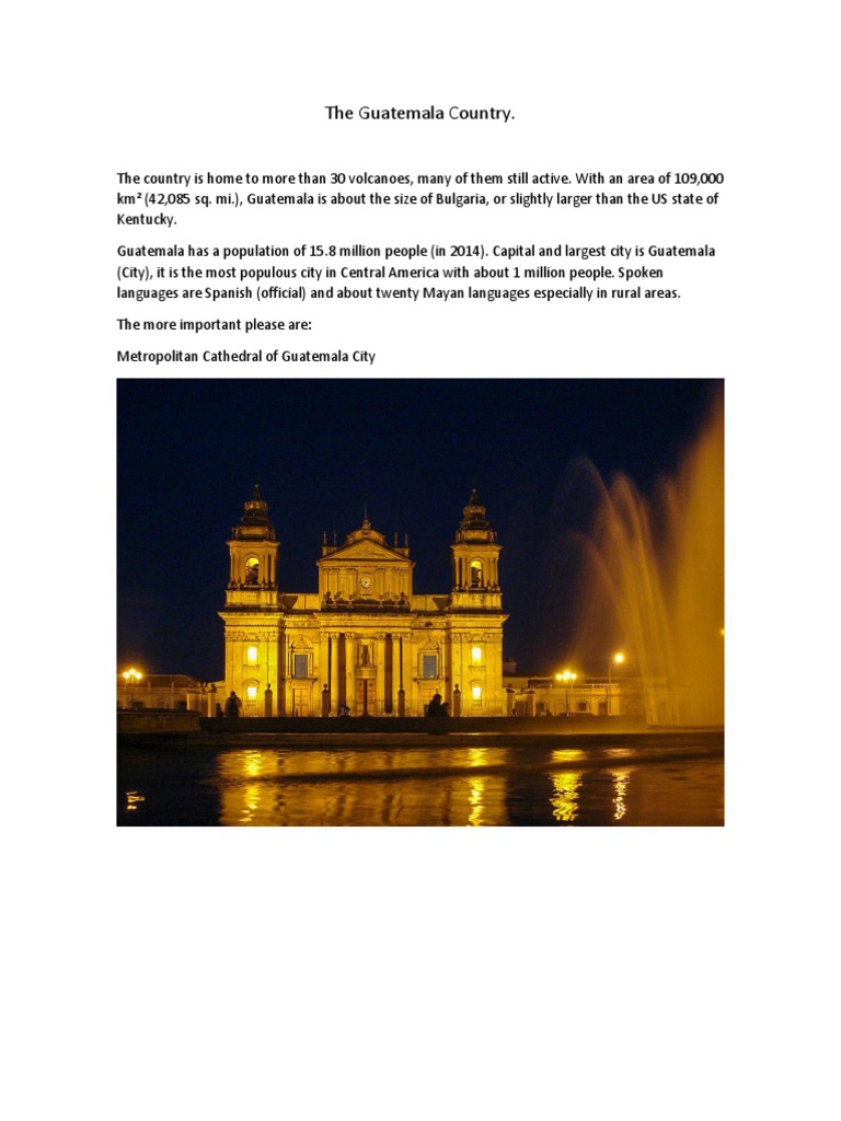 Guatemala Country | PDF | Politics | Travel