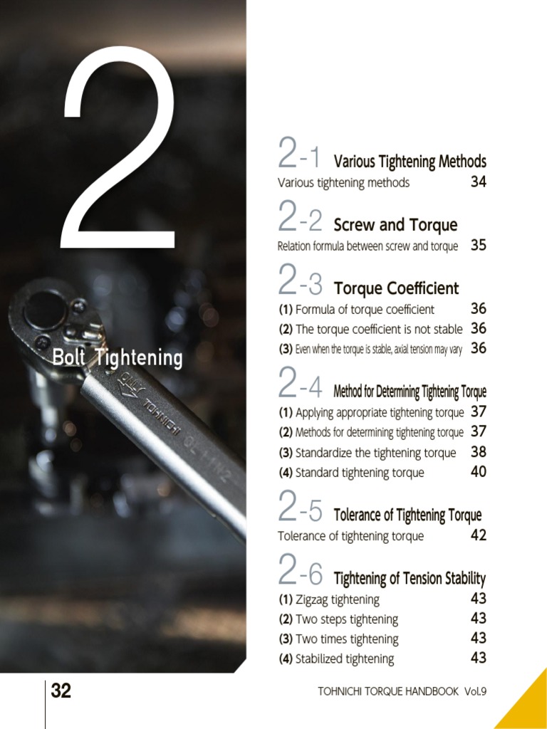 02 Bolt Tightening | PDF | Screw | Nut (Hardware)