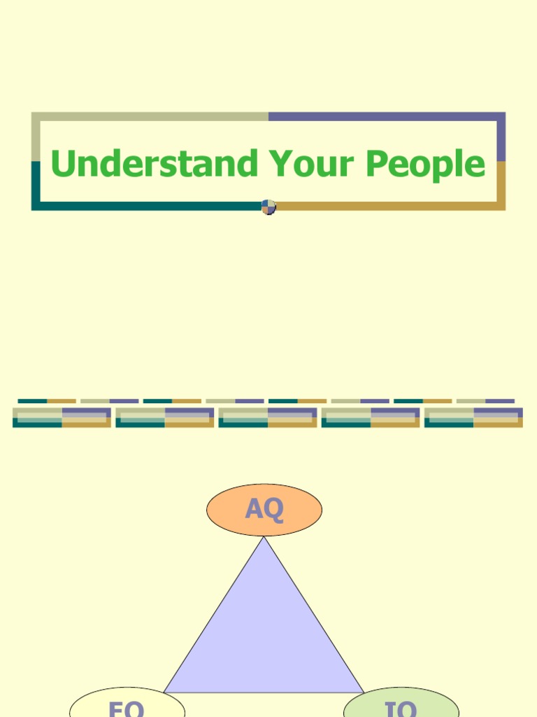 Understand Your People | PDF | Emotional Intelligence | Intelligence ...