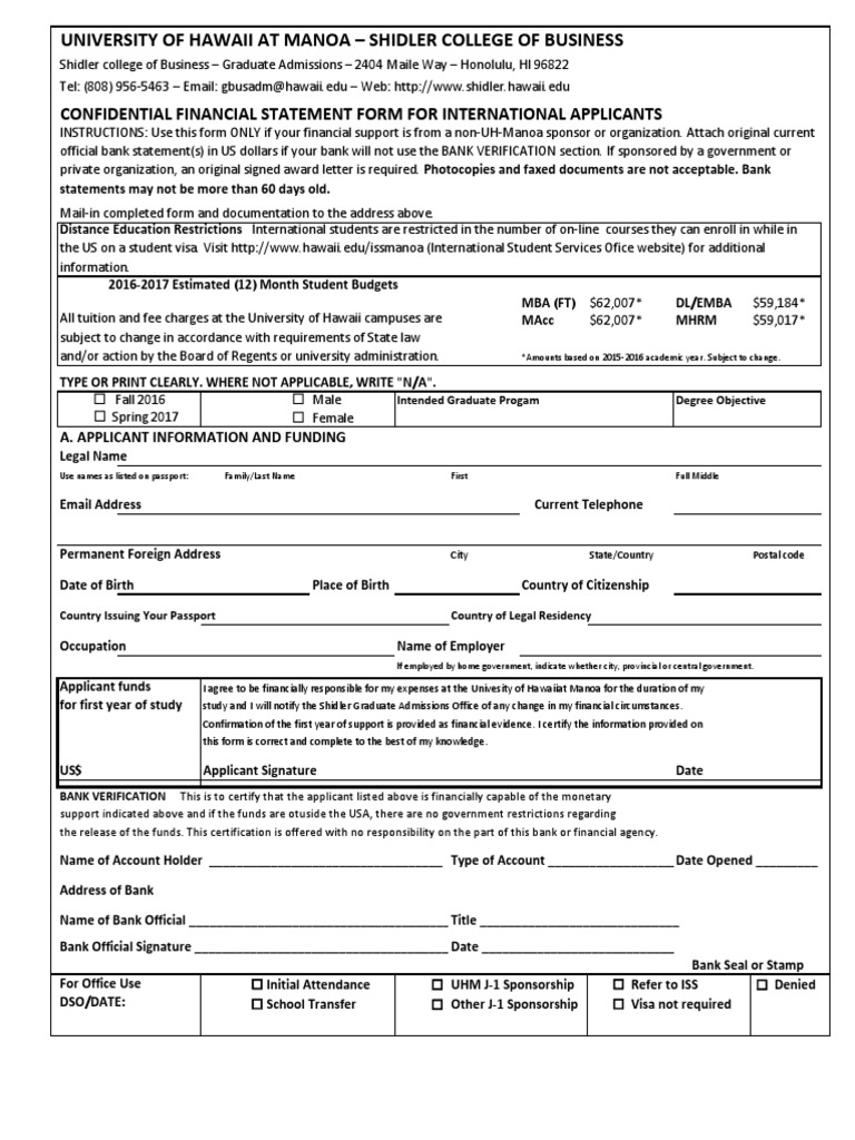 University of Hawaii Financial Statement | PDF | Graduate School ...