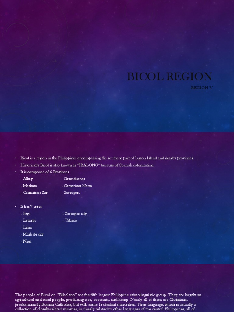 Bicol Region Report | PDF | Philippines