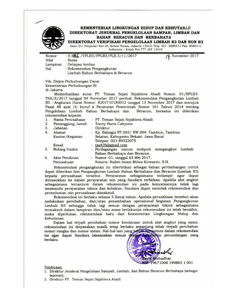 Rekom Limbah KLH PDF | PDF