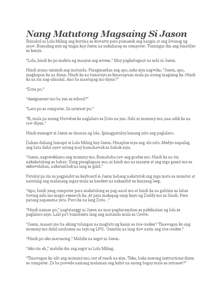 Kwentong Katatawanan | PDF