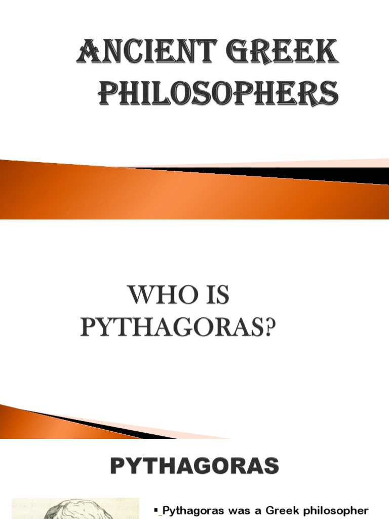 Ancient Greek Philosopher | PDF | Ancient Greek Philosophy | Socrates