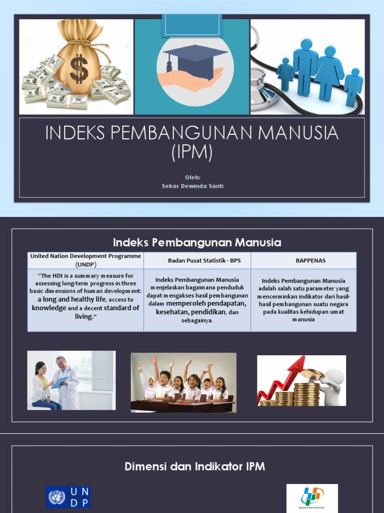 Indeks Pembangunan Manusia (IPM) | PDF | Bisnis