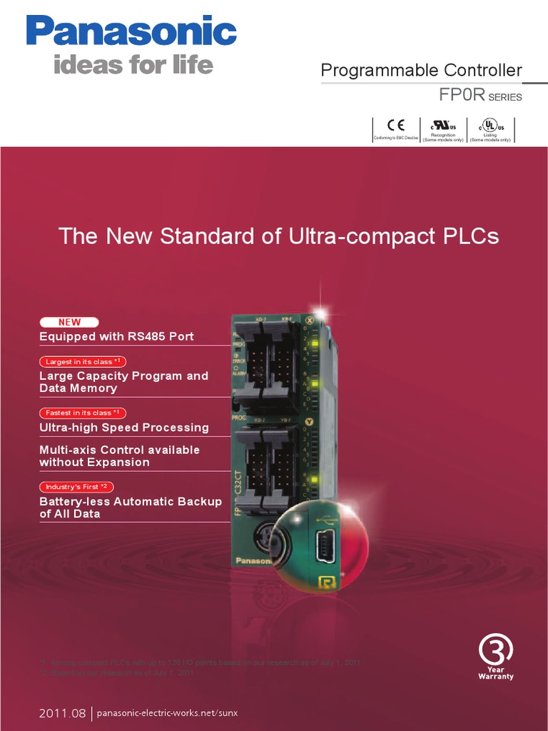 FP0R PLC Katalog PDF | PDF | Programmable Logic Controller | Computer Program
