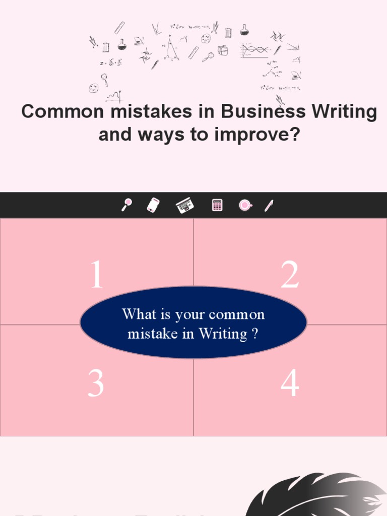 Common Mistakes in Business Writing and Ways To Improve? | PDF ...