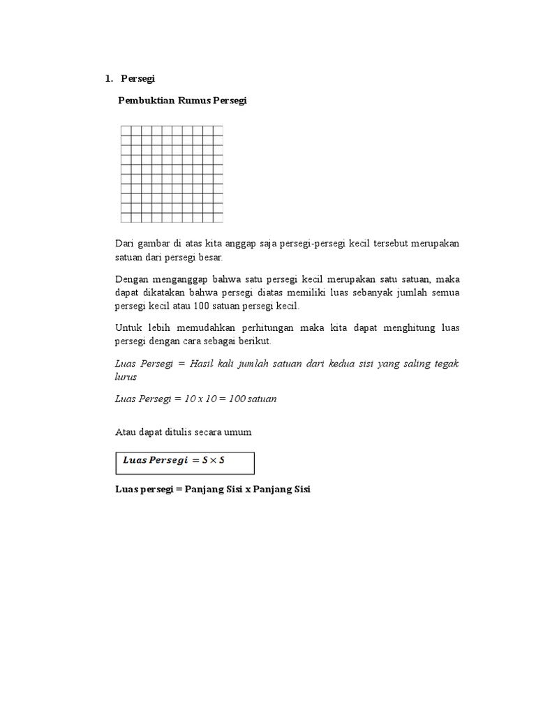 Pembuktian Rumus K.1 | PDF