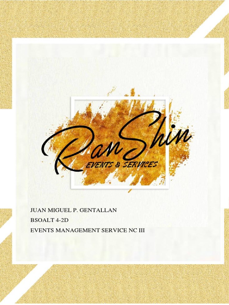 Events Management NC III | PDF | Makati | Metro Manila