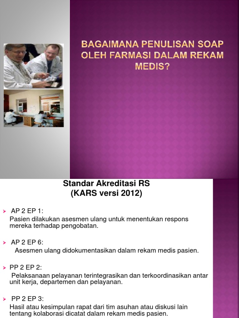 Soap Farmasi Dalam Rekam Medik | PDF