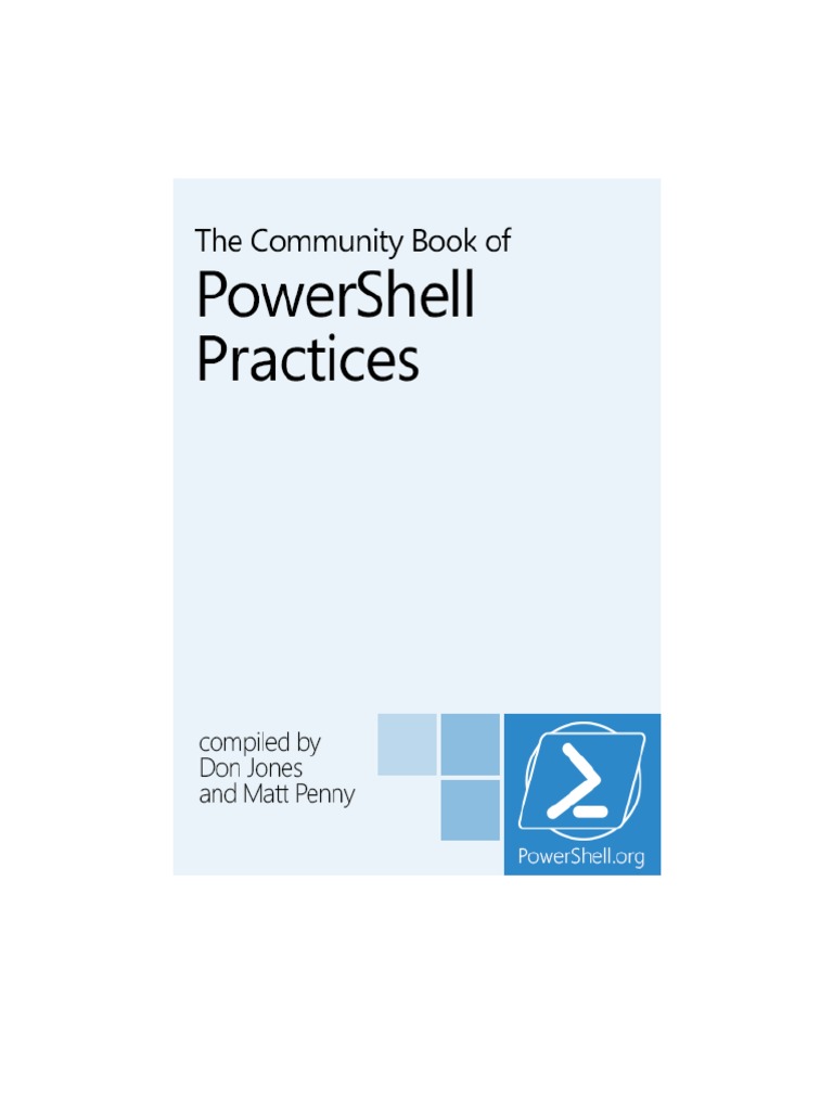 The Community Book of PowerShell Practices | PDF | Parameter (Computer Programming) | Areas Of ...