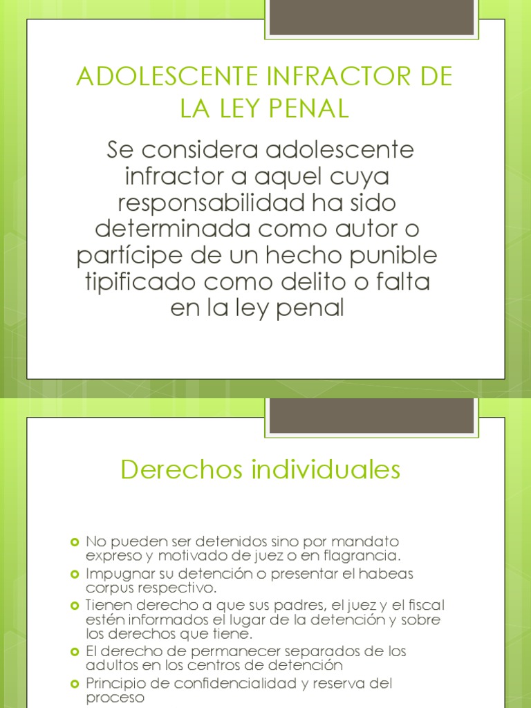 8 Menor Infractor | PDF | Derecho penal | Apelación