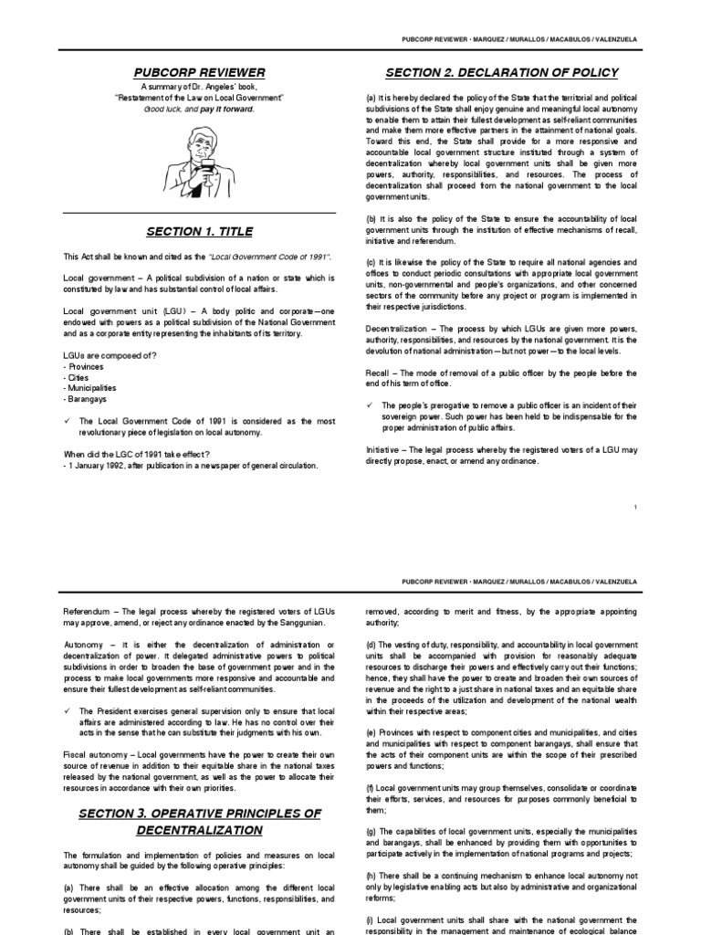 Pubcorp Reviewer 2018 12556696968067831214 PDF | PDF