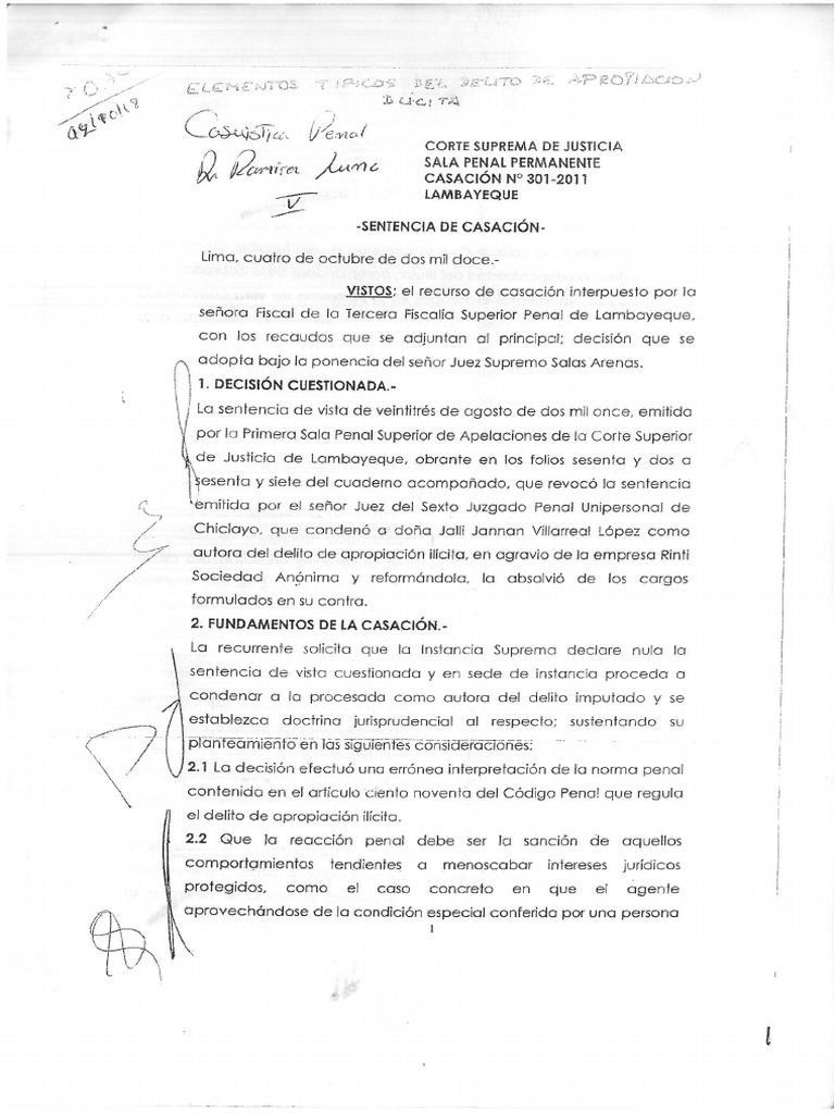 Casuistica Penal PDF | PDF