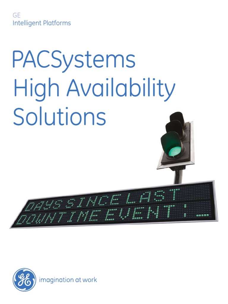 Brochure-Pacsystem High Availability | PDF | Ethernet | Input/Output