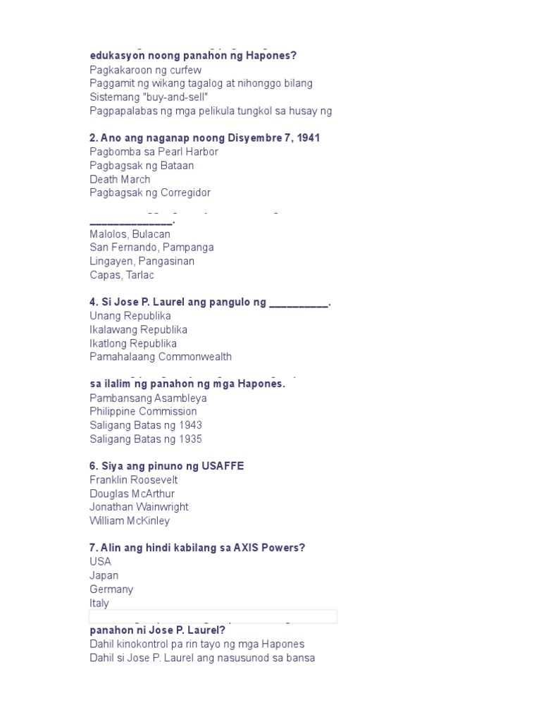 AP Quiz | PDF