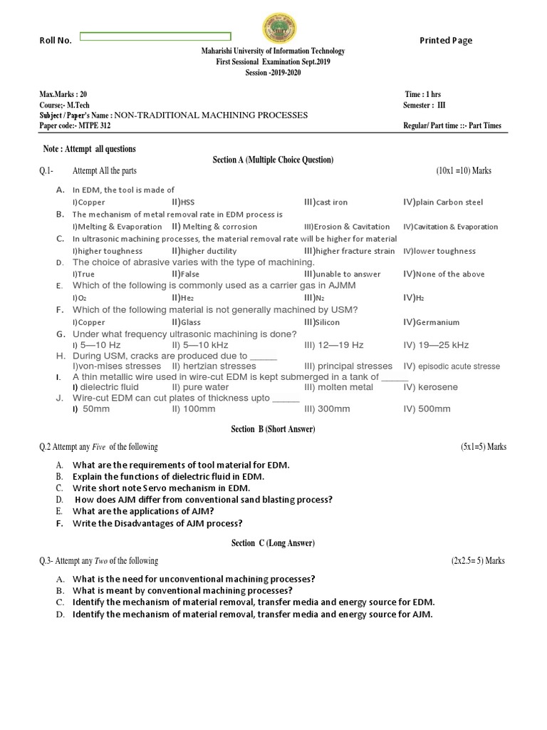 M Tech Part Time UCMP | PDF | Fracture | Steel