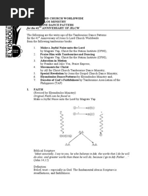 Tambourine Dance Patterns