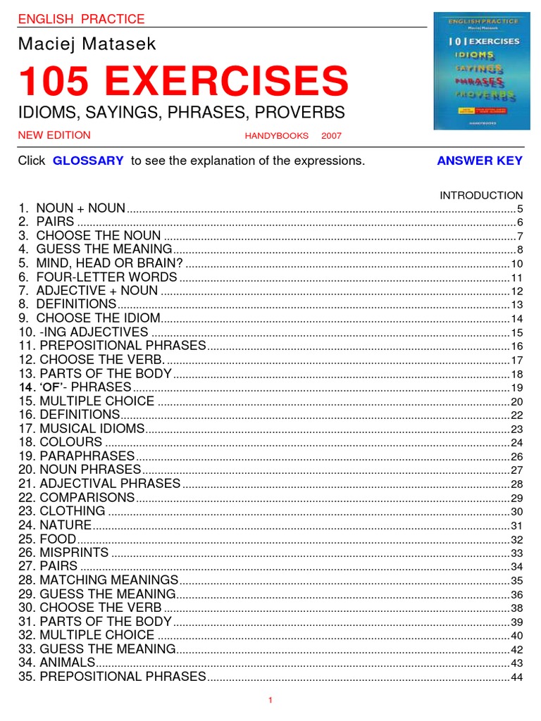 Idioms and Collocations | PDF | Idiom | Adjective