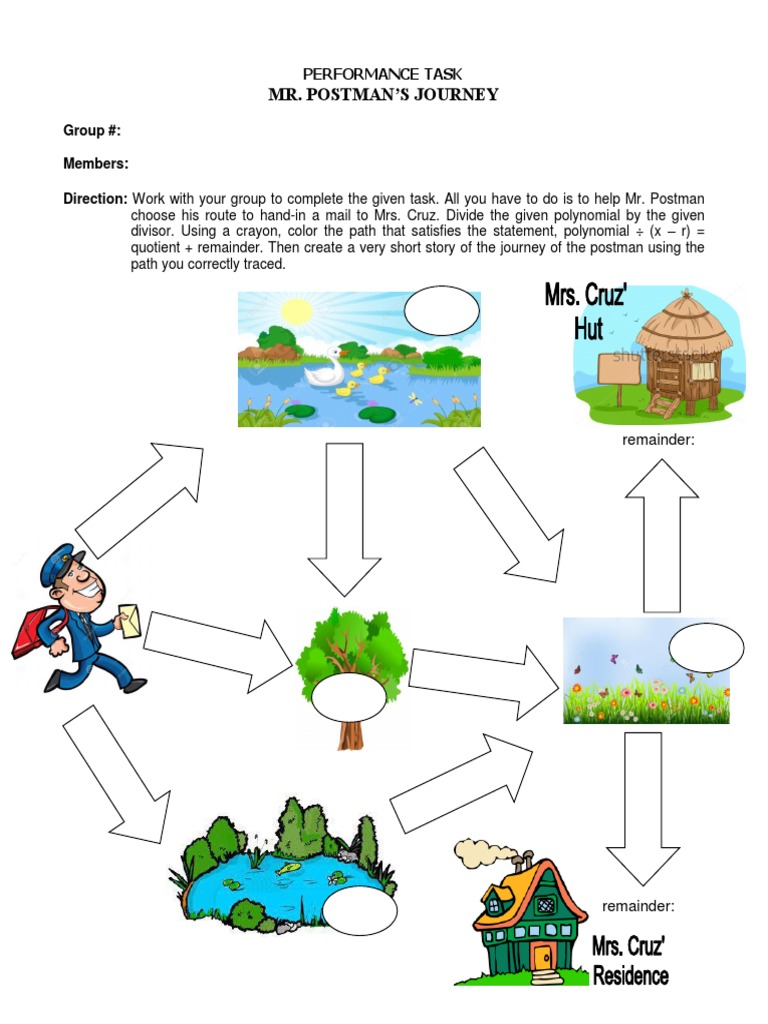 Mr. Postman's Polynomial Journey Task | PDF