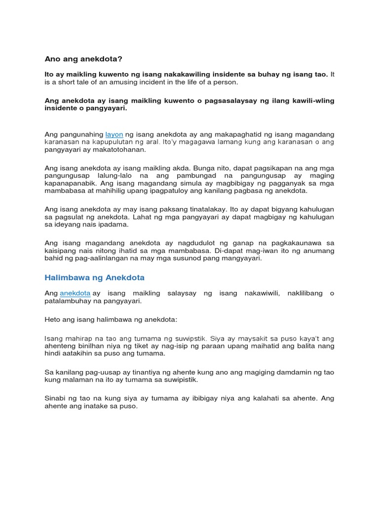 Anekdota | PDF