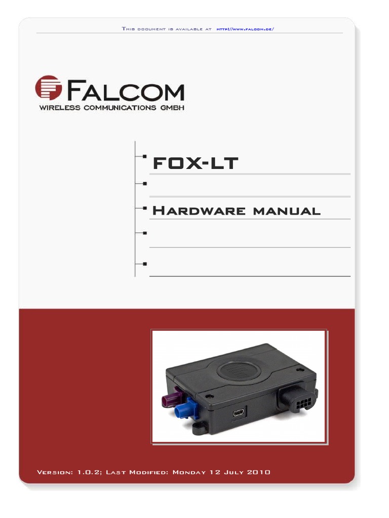 FOX-LT HardwareManual 1.0.2 PDF | PDF | General Packet Radio Service ...