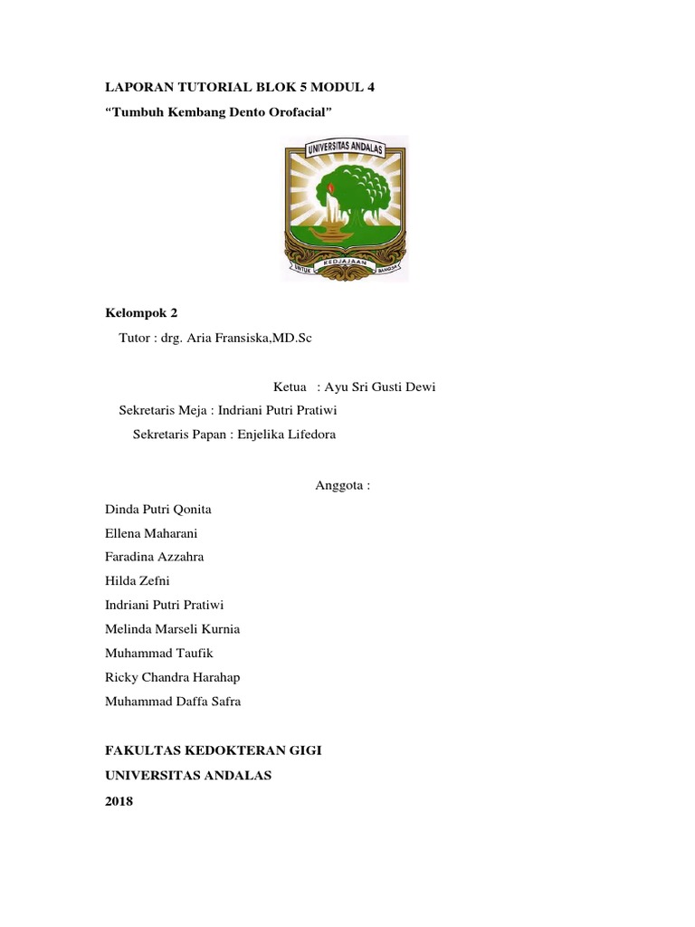 Laporan Tutorial Blok 5 Modul 4 | PDF
