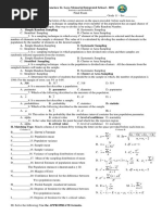 STATISTICS AND PROBABILITY Reviewer With Answer and Solutions | PDF ...