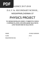 PHYsics Class12 Project Report Cbse 2020-2021 On Topic Ac Generator ...